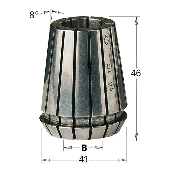Collet ER40 06mm – Ásborg
